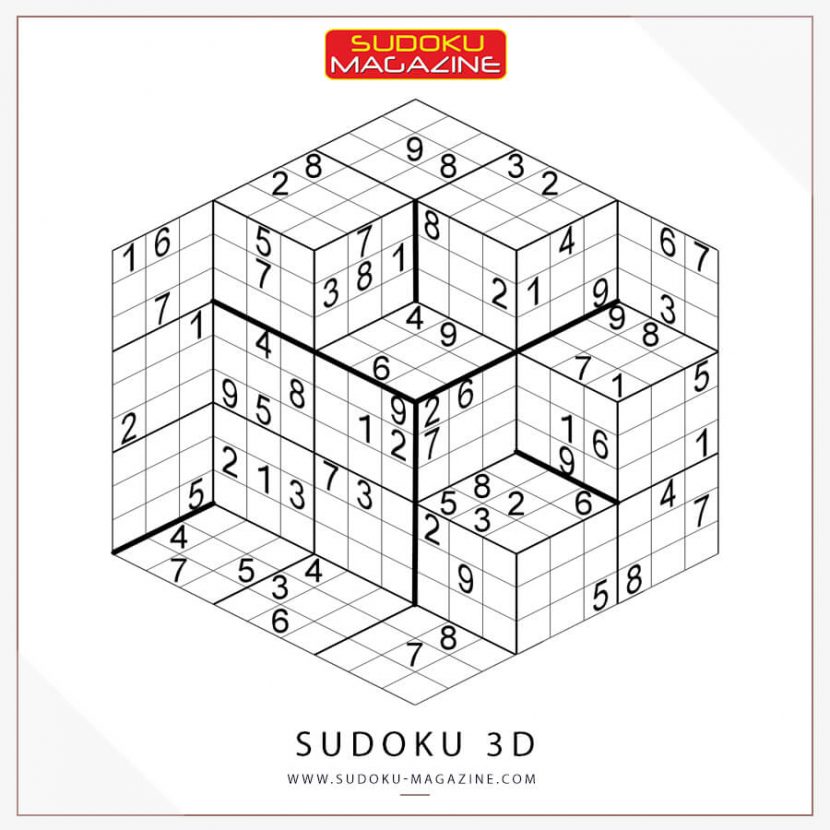 Free Daily Sudoku: Sudoku 3D (0014) – Sudoku Magazine