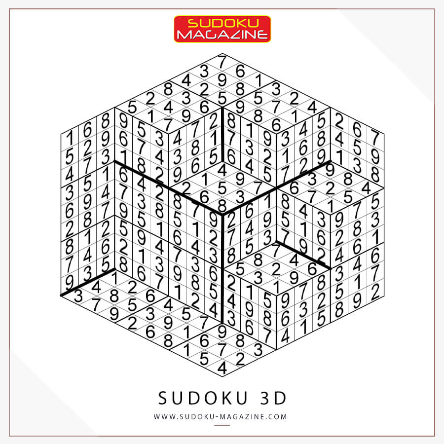 Free Daily Sudoku: Sudoku 3D (0014) – Sudoku Magazine