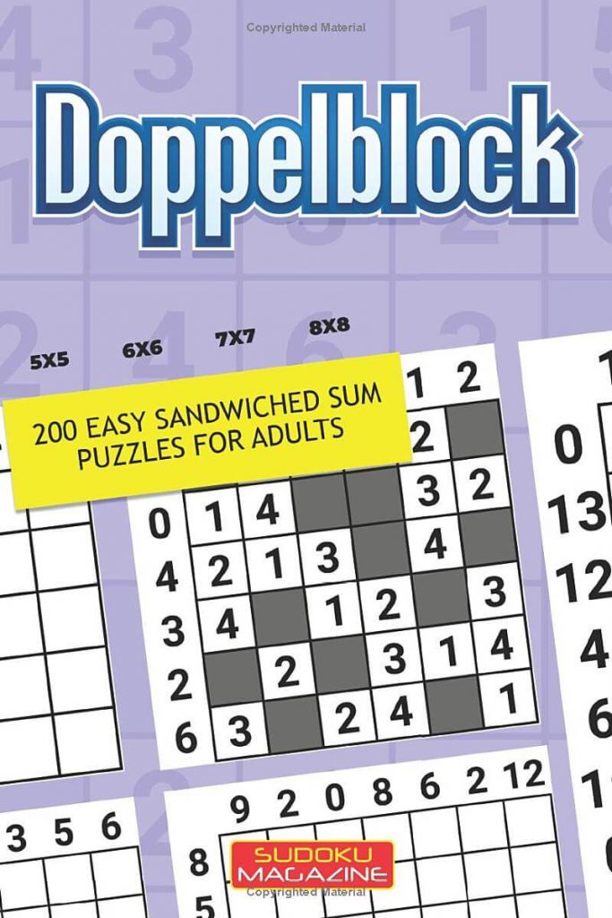 Doppelblock: 200 Easy Sandwiched Sum Puzzles For Adults – Sudoku Magazine
