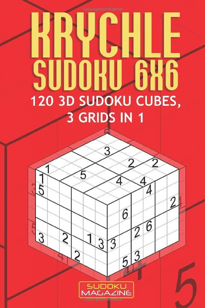 Krychle Jigsaw Sudoku 6×6: 120 3D Sudoku Cubes, 3 grids in 1 – Sudoku ...
