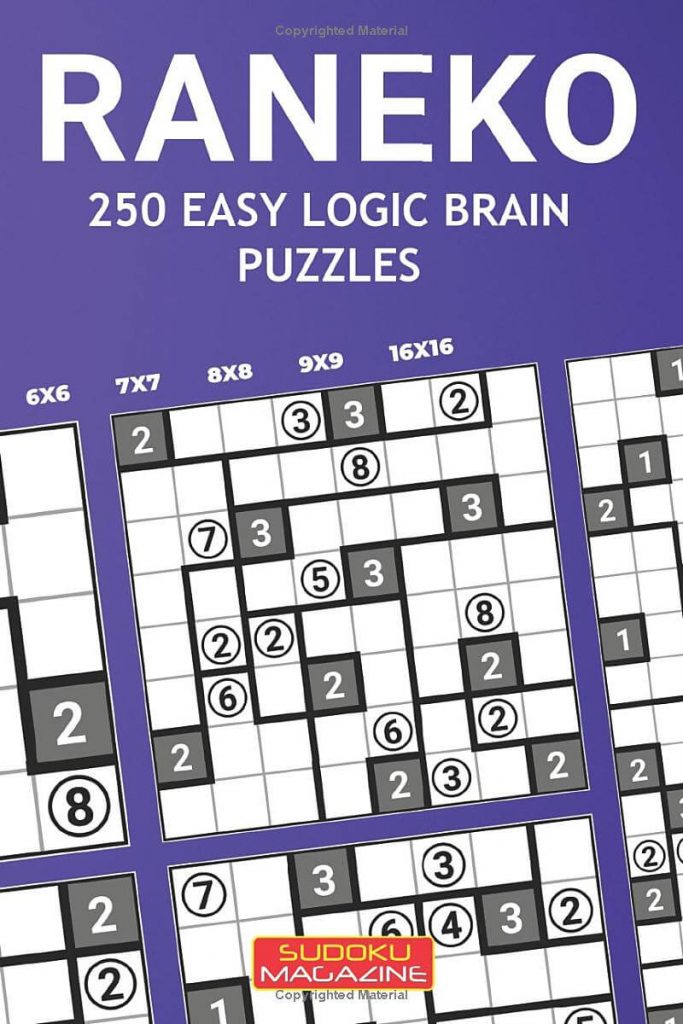 Raneko: 250 Easy Logic Brain Puzzles – Sudoku Magazine