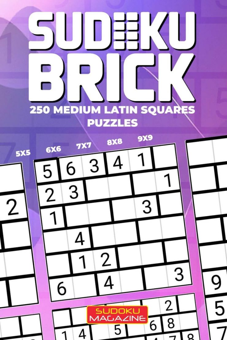Sudoku Brick: 250 Medium Latin Squares Puzzles – Sudoku Magazine